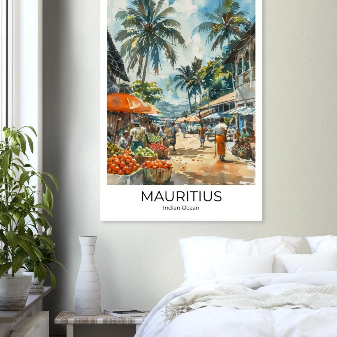 MAURITIUS - Travel Poster - Mauritius Travel Print Mauritius Poster ...
