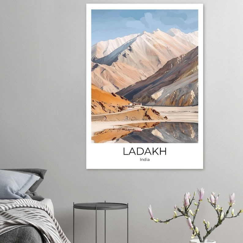 LADAKH Travel Poster Ladakh Travel Print Ladakh Poster Wall Art Ladakh ...