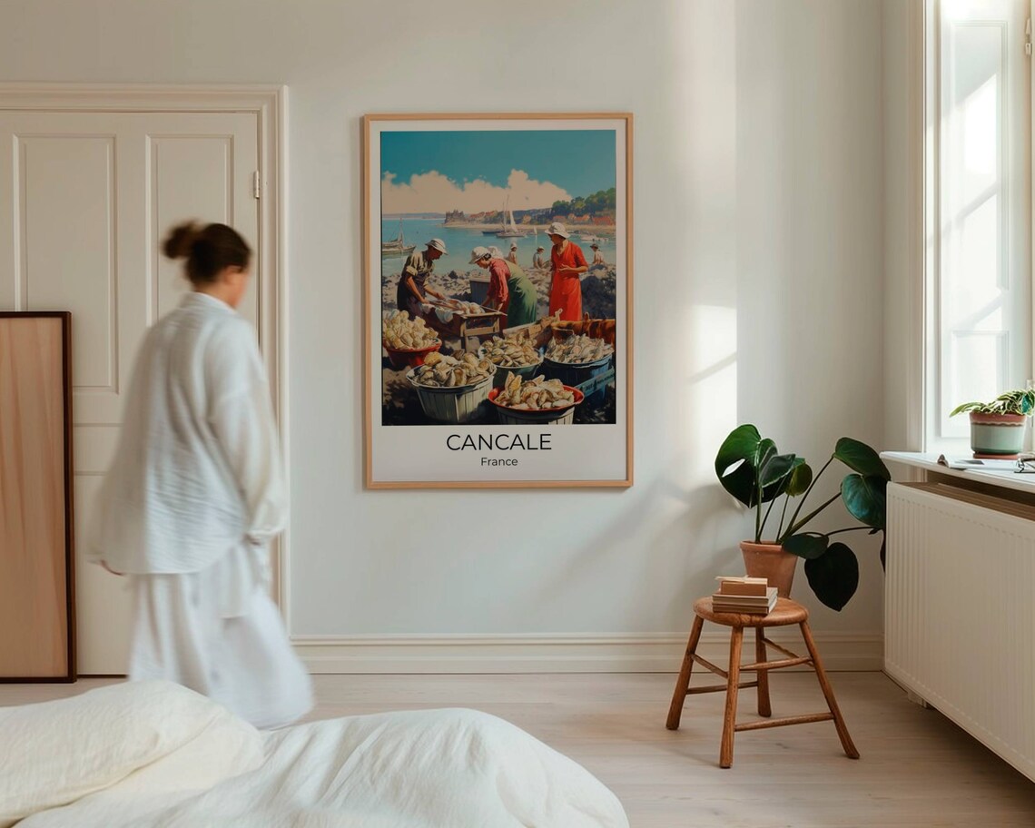 Cancale | Vintage Travel Poster Cancale | Wall Art France | Travel ...