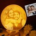 Custom Photo Multi Colors Moon Night Light | Moon Lamp Gift | 3D Moon ...