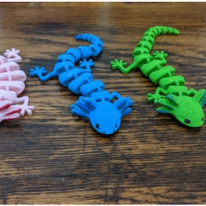 Cute Axolotl Flexible Posing Articulated Realistic Movement Pretend ...