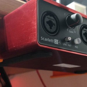 Under-the-table Holder Mount for Focusrite Scarlett 2i4 2nd Gen and 2i2 ...