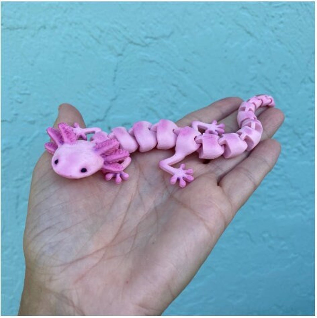 Cute Axolotl Flexible Posing Articulated Realistic Movement Pretend ...