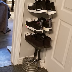 Wall Mount Shoe Holder - Stylish and Space-saving Shoe Storage - Etsy