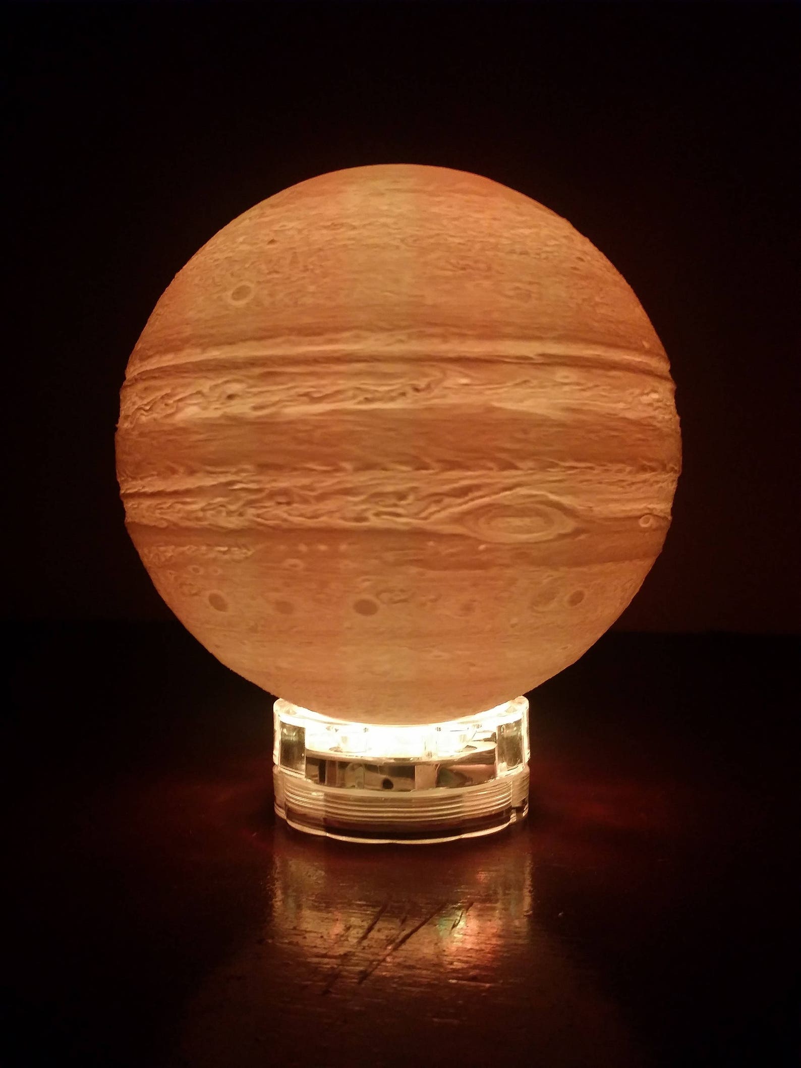 Jupiter Planet Night Lamp | 3D Printed Lamp | Modern Desk Lamp ...