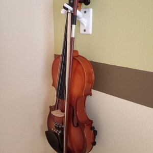 Violin/viola and Bow Wall Mount - Elegant Instrument Display - Etsy