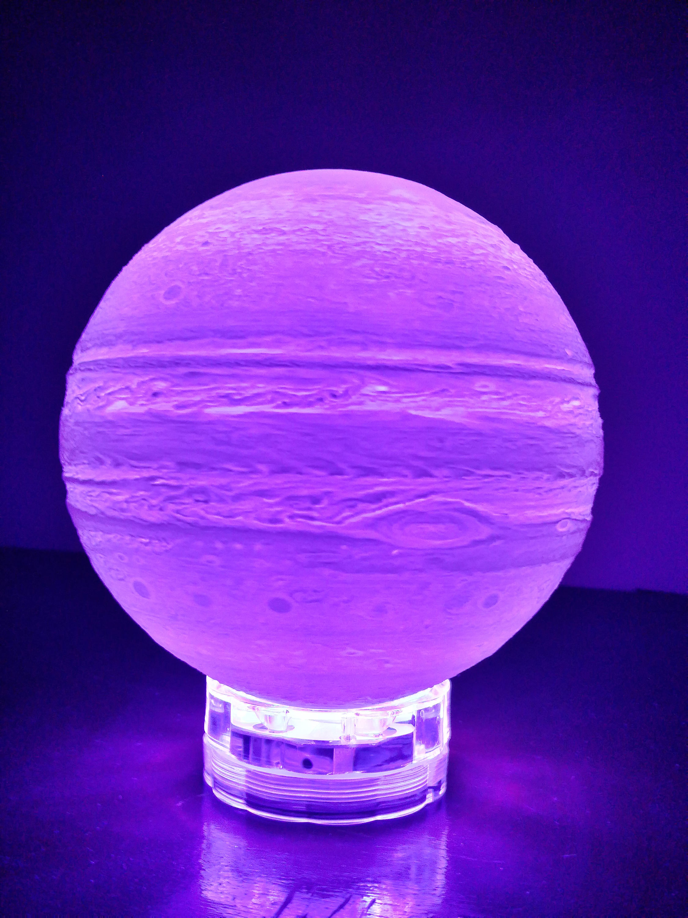 Jupiter Planet Night Lamp | 3D Printed Lamp | Modern Desk Lamp ...