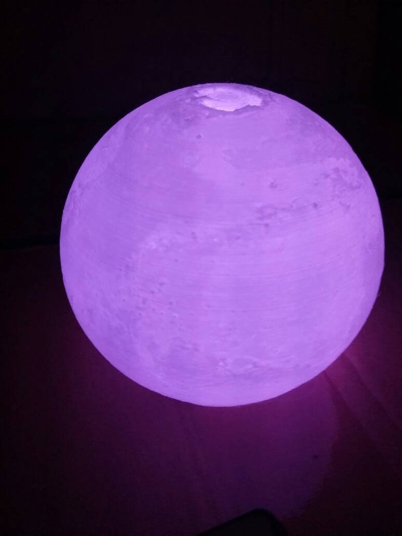 Mars Planet Night Lamp - Etsy