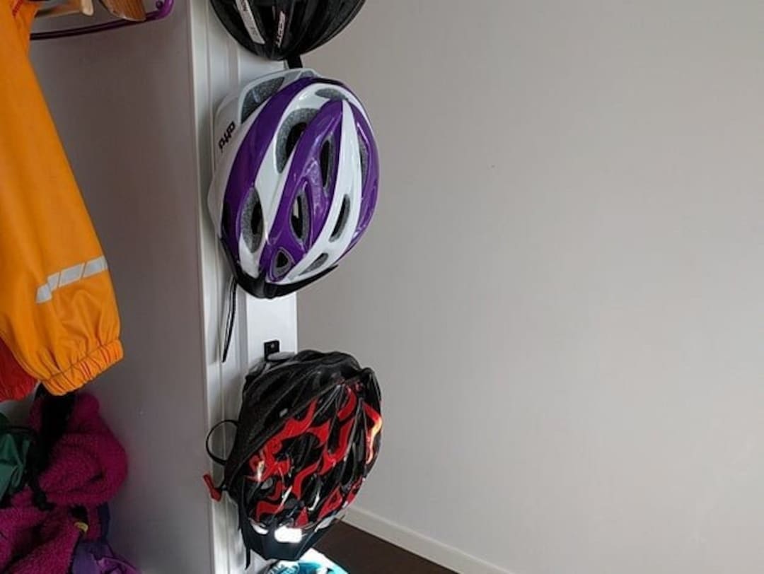 Motorcycle Helmet Wall Hanging Hanger Sleek Helmet Storage - Etsy