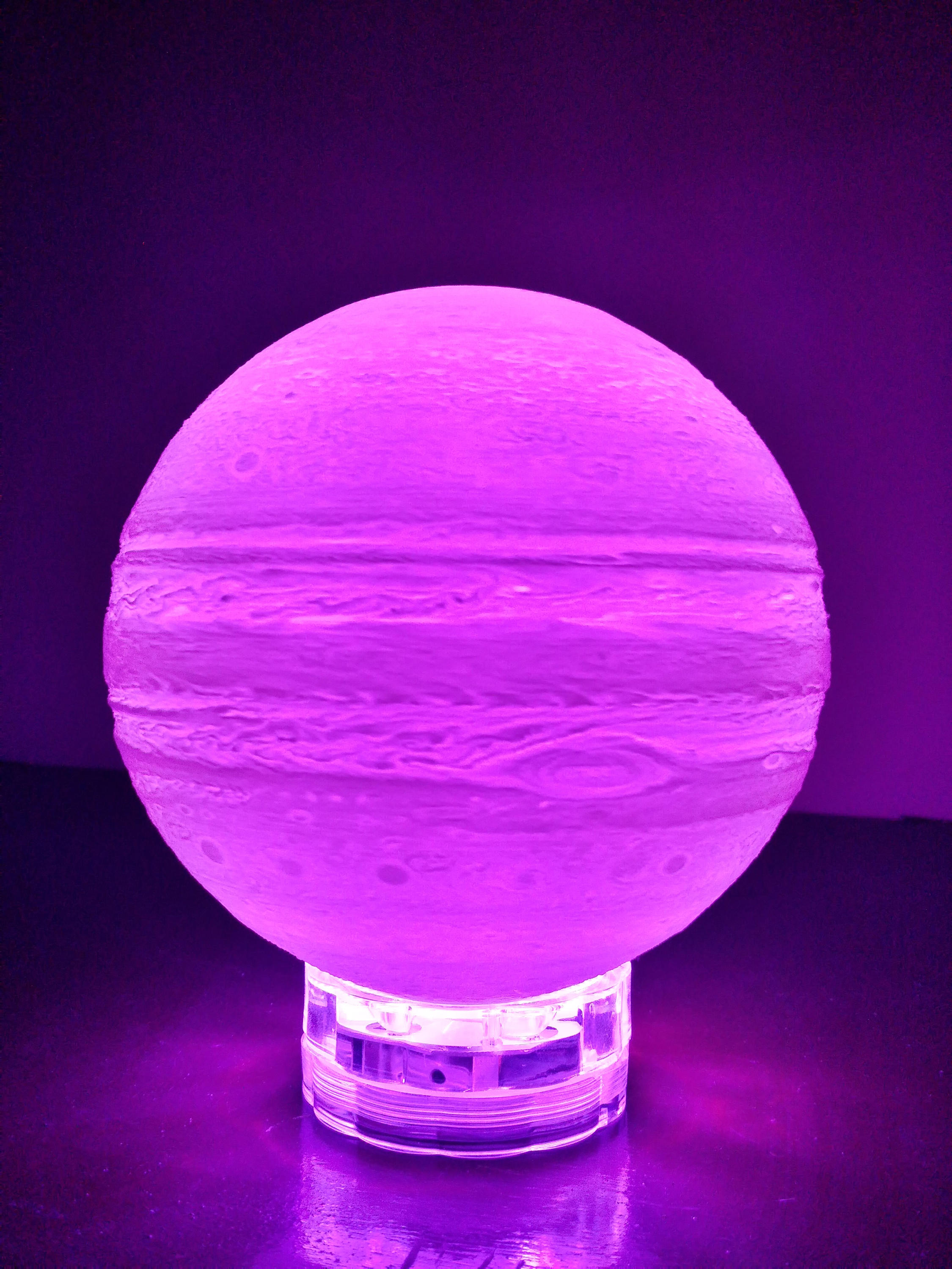 Jupiter Planet Night Lamp 3D Printed Lamp Modern Desk Lamp | Etsy