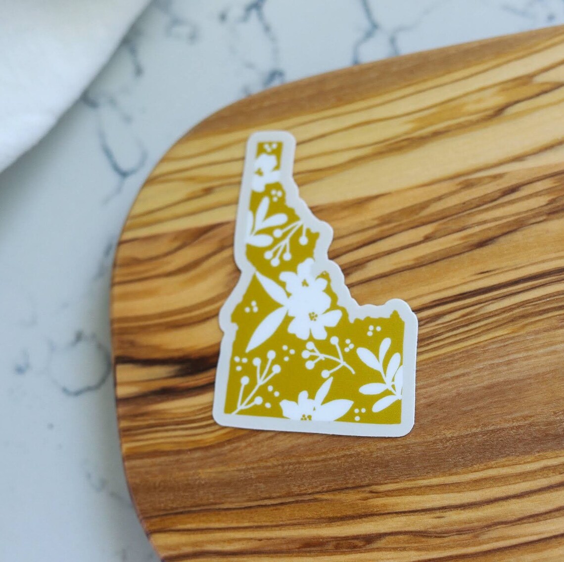 Idaho Syringa State Outline Sticker - Etsy