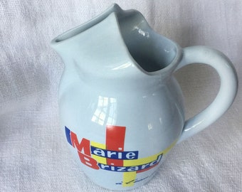 French Ceramic Water Pitcher - Etsy