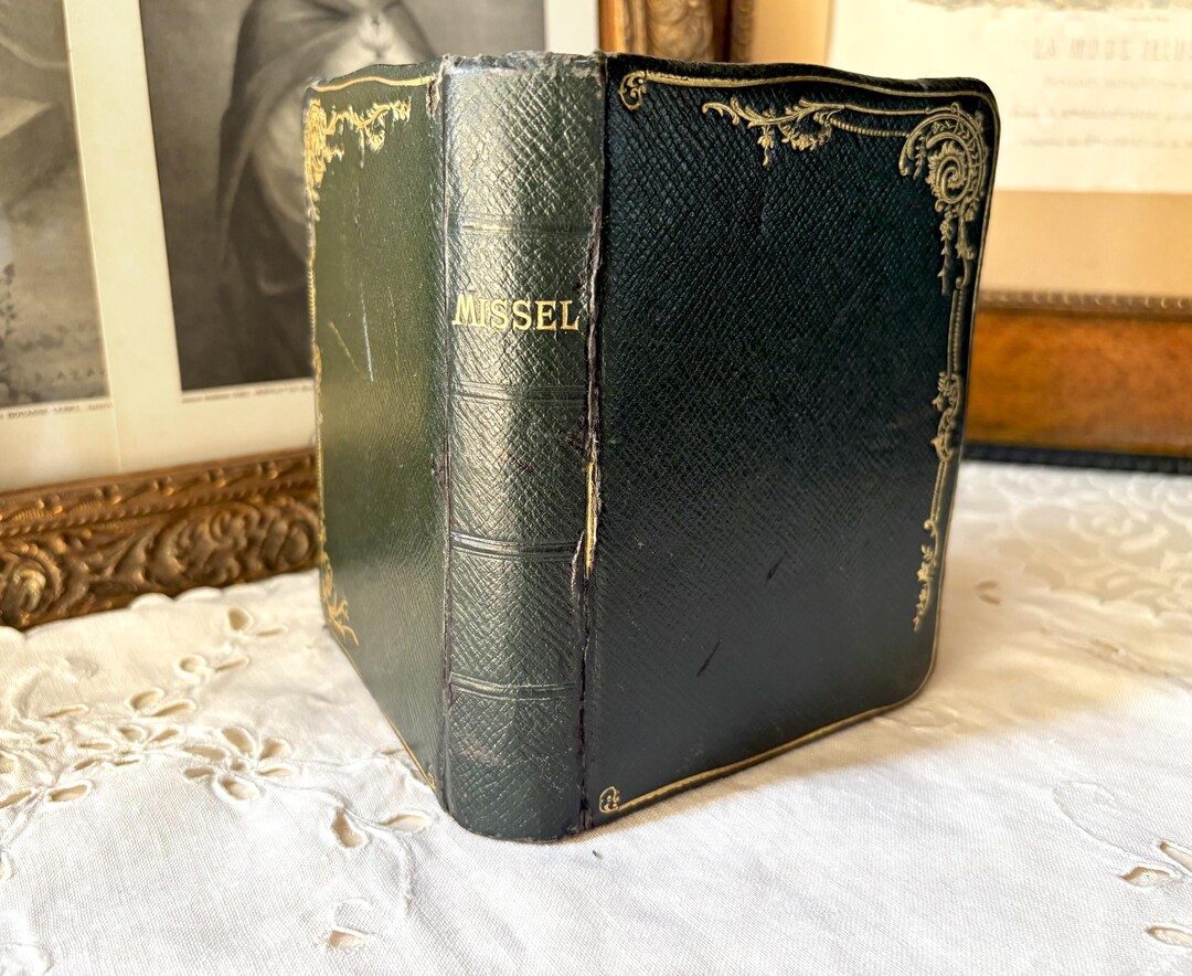 Antique French Missal, Catholic Mass Book Parishioner, French Latin ...