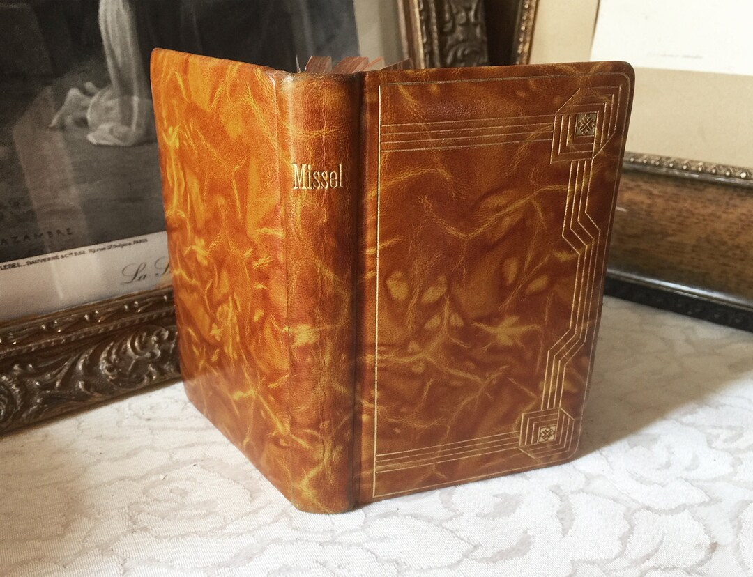 1937 Vintage French Ave Maria Missal, Antique Catholic Mass Book ...