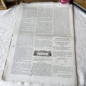 1880 Antique French Paris Fashion Journal la Mode Illustree, Edwardian ...