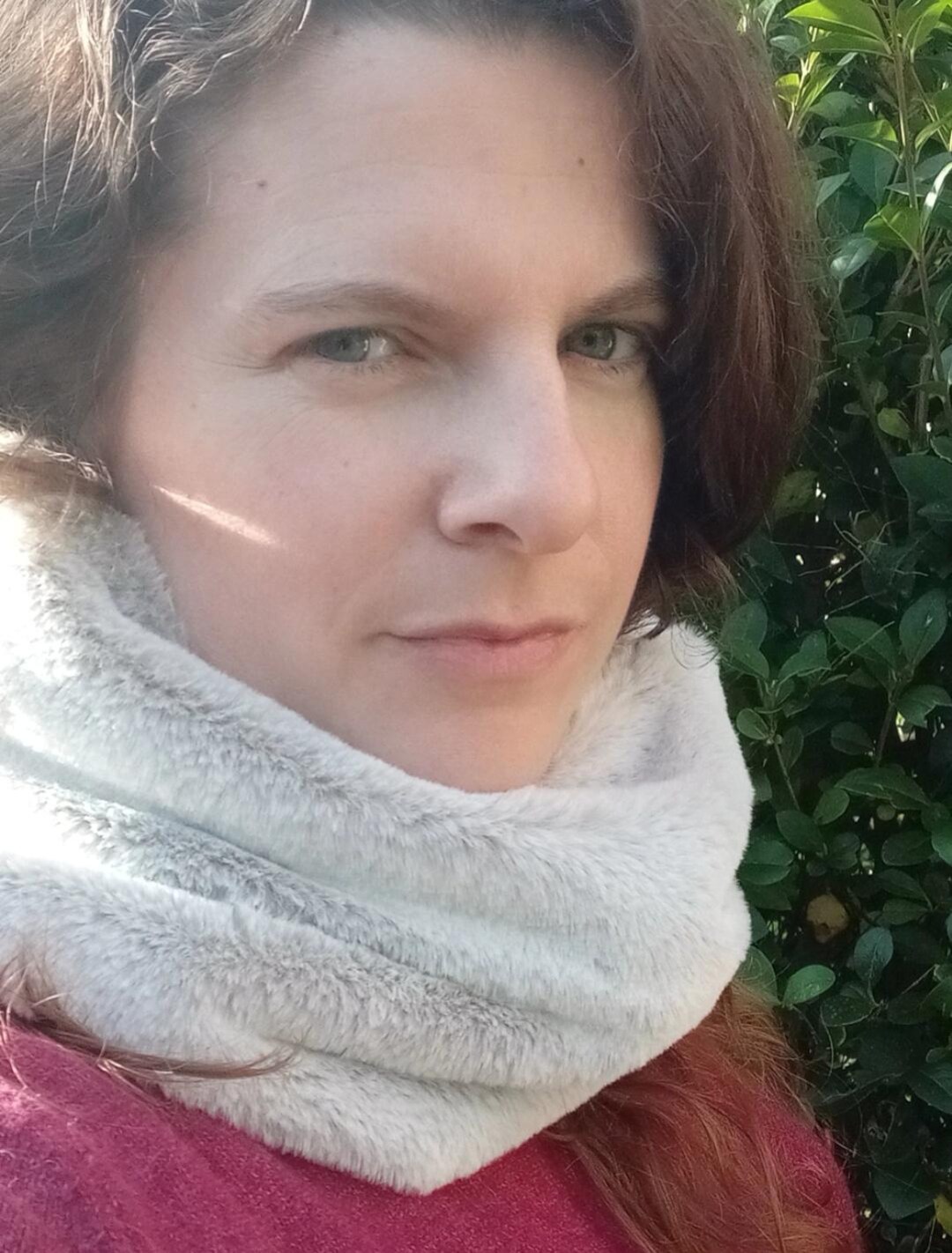 Luxury Faux Rabbit Fur Neck Warmer: Silver Grey Fleece Snood - Etsy UK