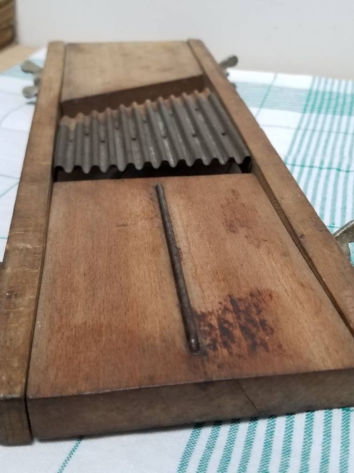 Vintage French Antique Kitchen Wood Mandolin Vegetable Slicer | Etsy