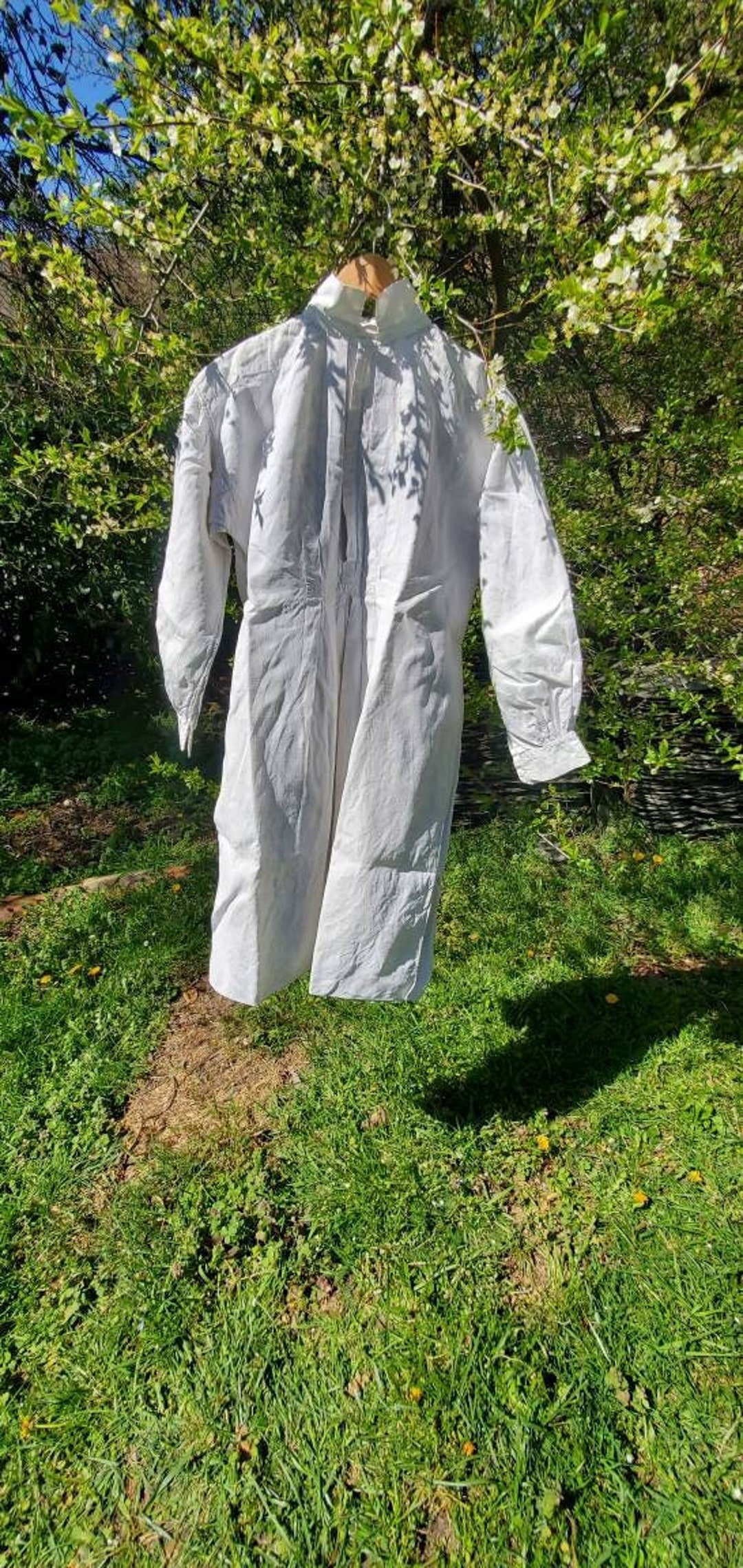 Antique French Man's Chanvre Linen Shirt Tunic 1800s. - Etsy