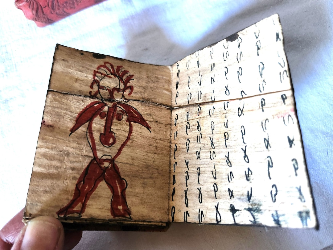 Antique Pustaha Magic Book From the Sumatra Toba Batak Tribe for ...