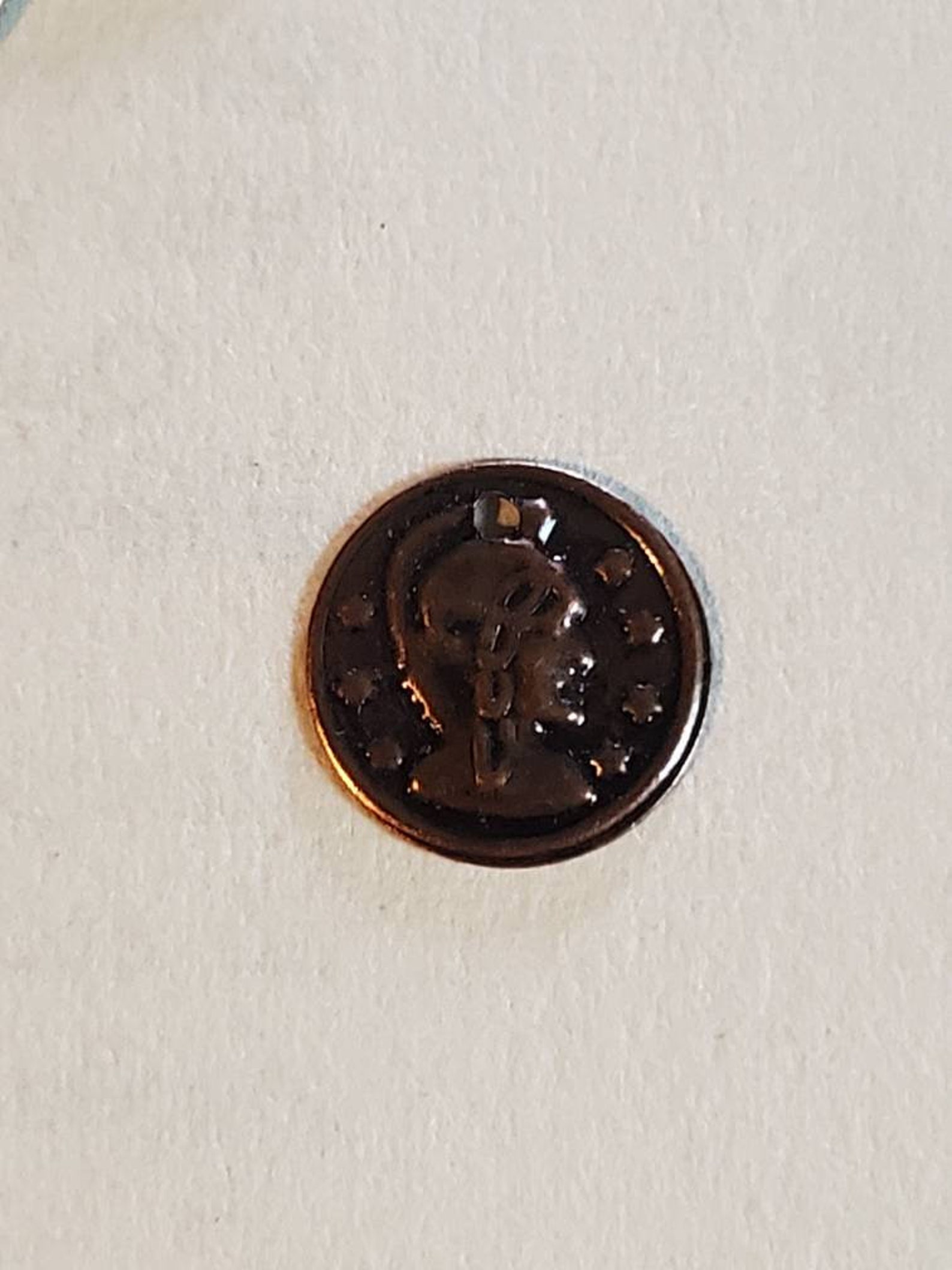 Vintage 30 Pieces Jewellery Making Small Coins Copper Colour. Batch of ...