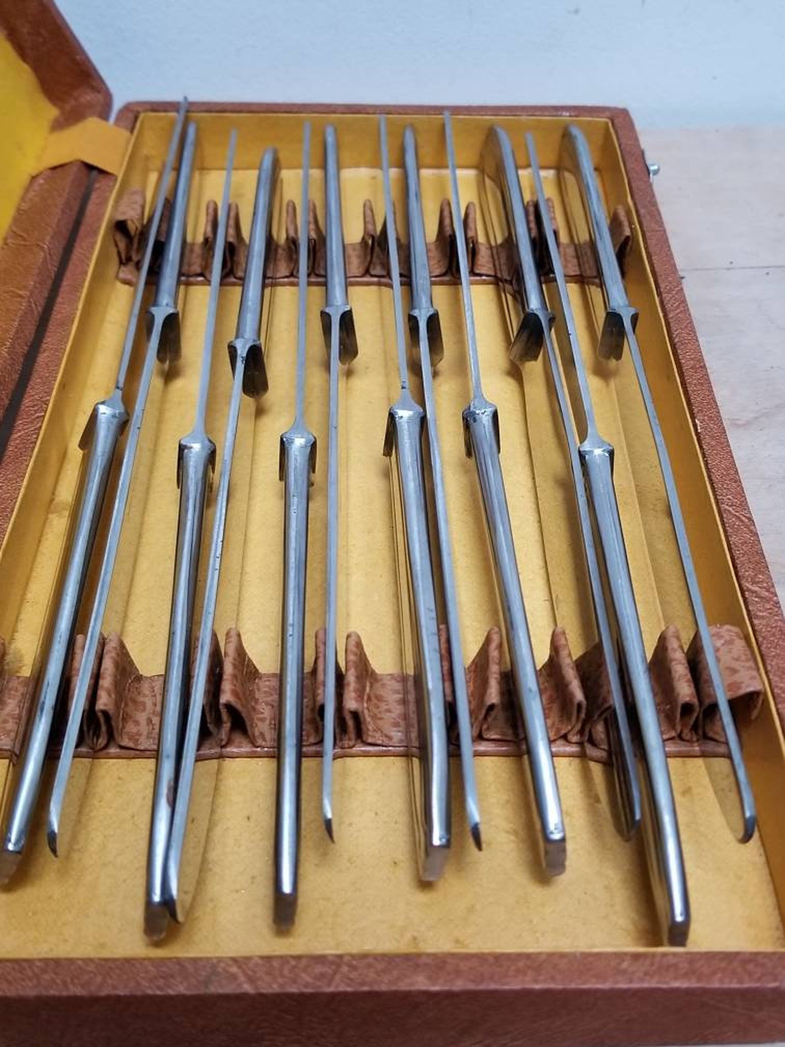 Vintage French Dinner Knives Set of 12 Inoxydable/stainless - Etsy