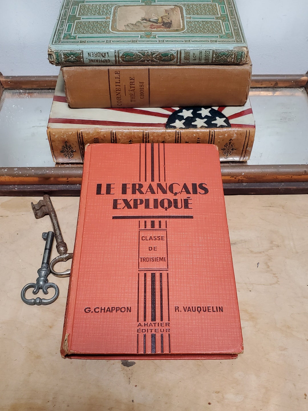 Vintage 1950s French Text Book Le Français Expliqué Classe De Troisième ...