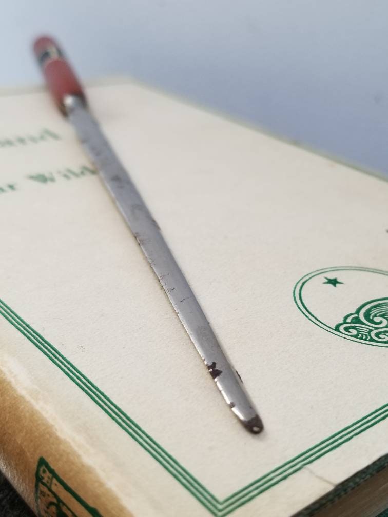 Vintage French Writing Set of Pen Wax Seal Stamp and Letter - Etsy