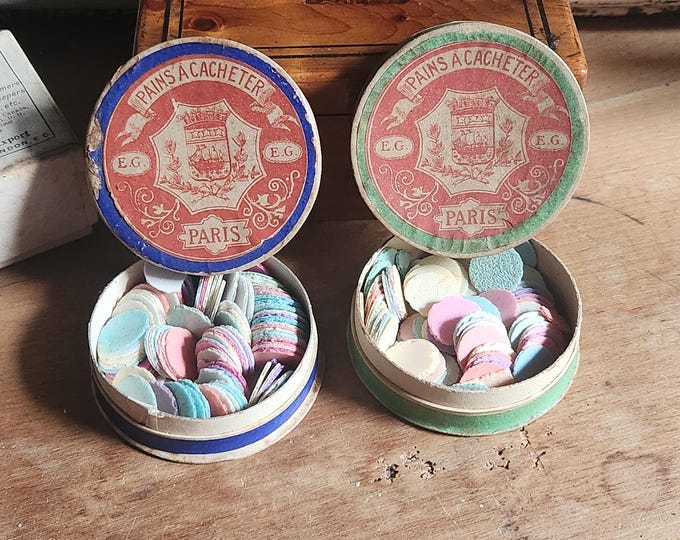 SOLD SEPARATELY Antique French 'pains À Cacheter' Wafer Letter Sealing ...