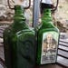 Pair of Vintage Kylon Bottles. Old Green Glassware. - Etsy