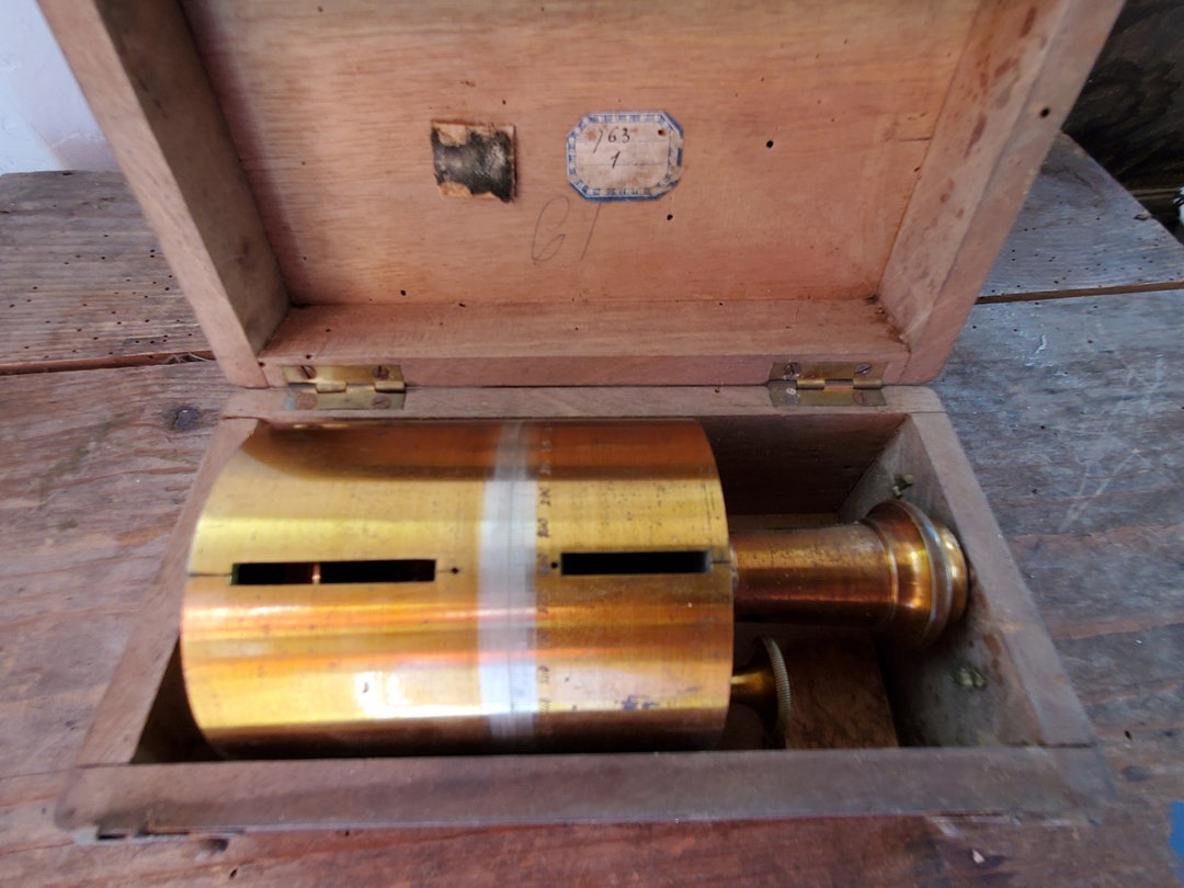 Antique 19th Century Pantometer Brass Surveyors Instrument in Original ...