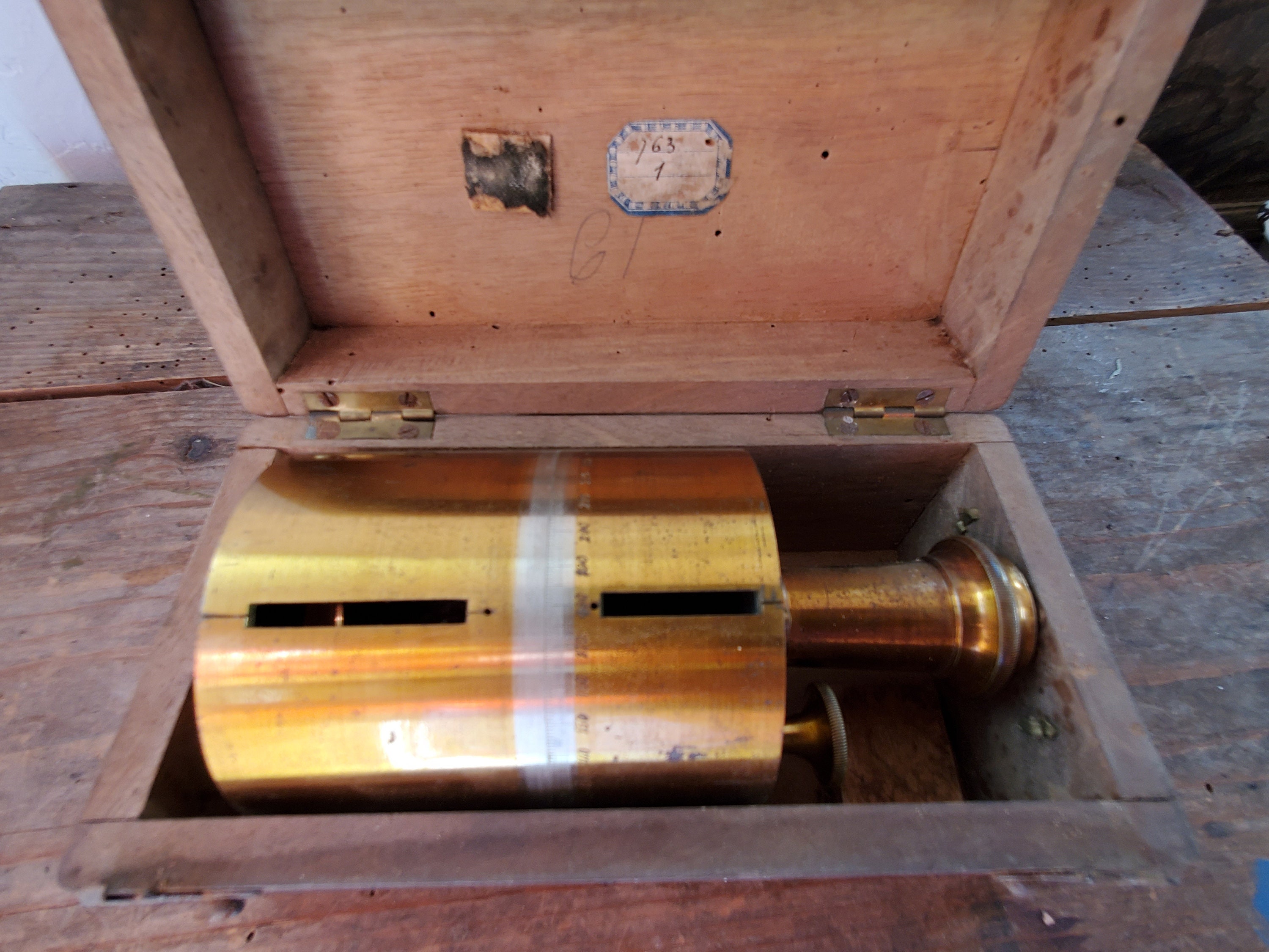 Antique 19th Century Pantometer Brass Surveyors Instrument in Original ...