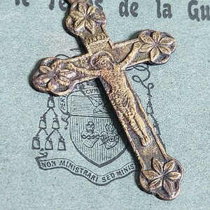 Antique French 'souvenir De Mission' Catholic Missionary Bronze ...