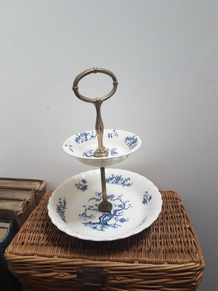 Home & Living Vintage German Porcelain Cake Stand by Scherzer with ...