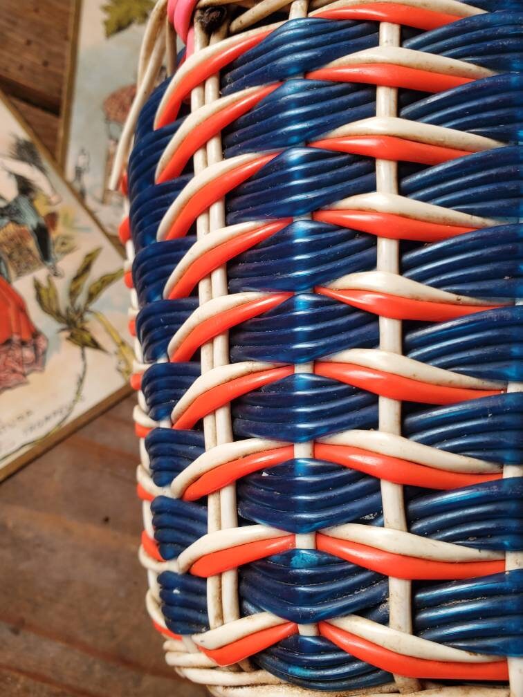 Vintage French Viresa Green Glass Bottle Encased in Plastic - Etsy