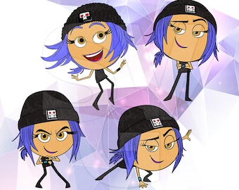 Emoji movie png | Etsy