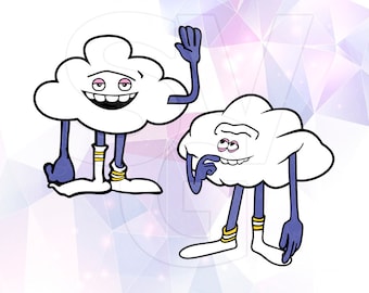 Cloud guy trolls | Etsy