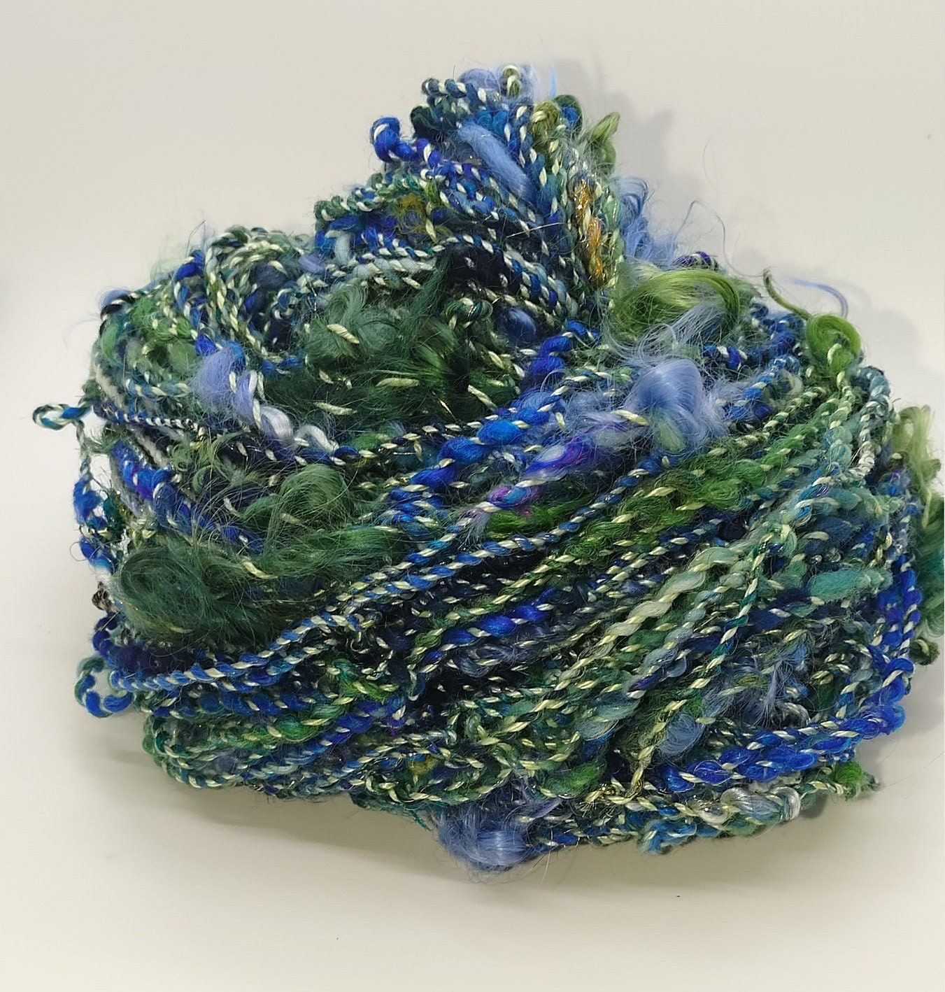 I Thought I Saw a Mermaid. Thread Plied Art Yarn. Plied With Cotton ...