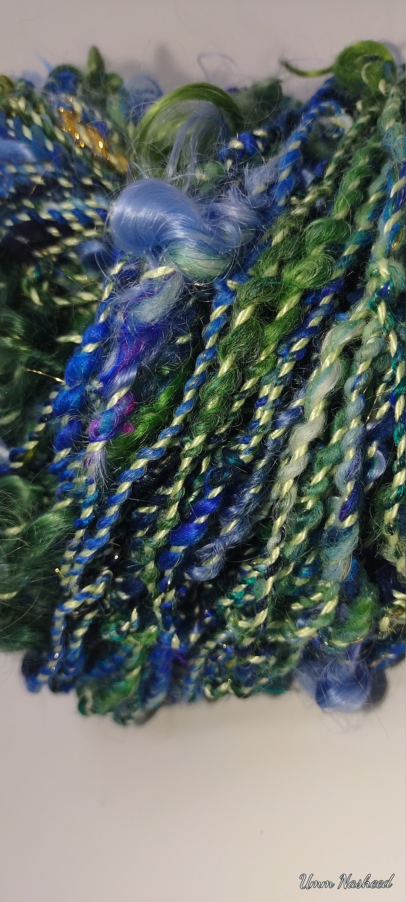 I Thought I Saw a Mermaid. Thread Plied Art Yarn. Plied With Cotton ...
