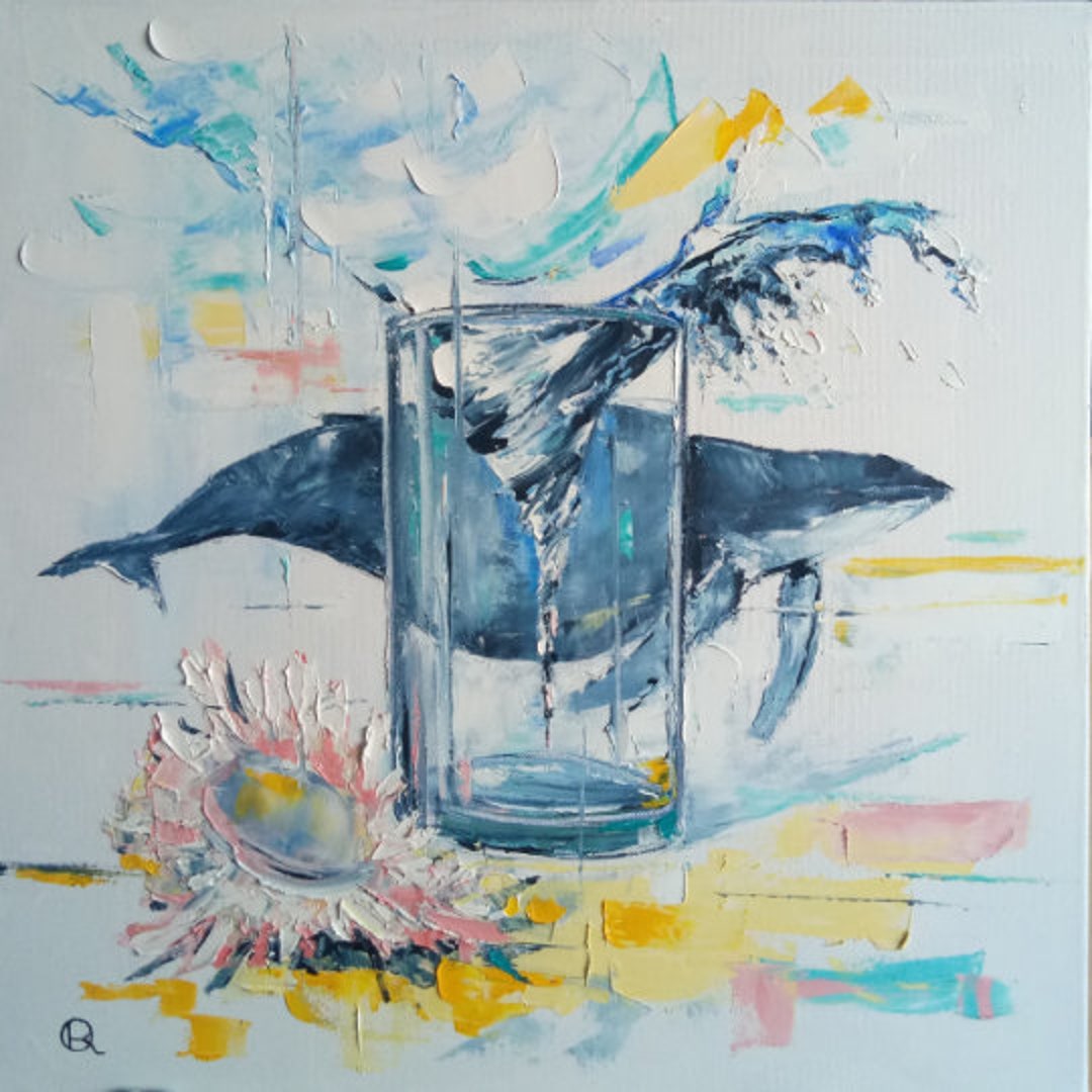 Original Oil Painting Relativity, Ukrainian Artist, Symbolic Painting ...