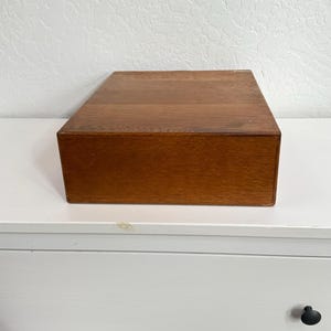 Vintage Wood Two Drawer Index Card Catalog | Library Catalog - Etsy