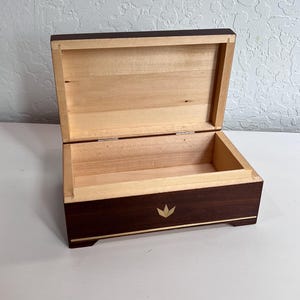 Beautiful Vintage Inlay Wood Box - Etsy