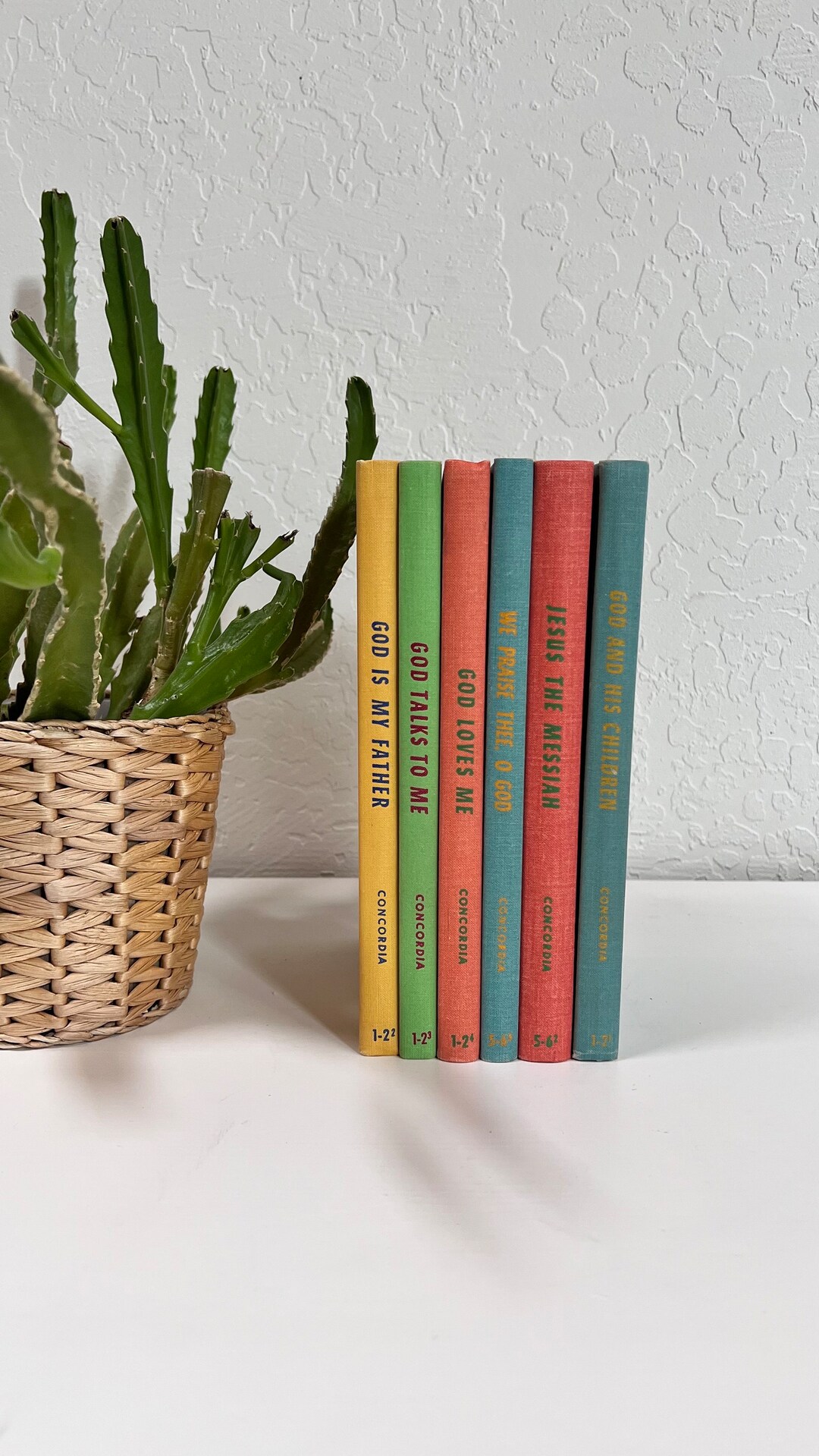 Beautiful Set of 1960s Sunday School Books - Etsy