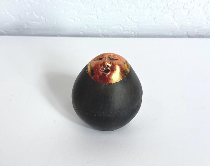 Vintage Deva Spirit Rattle Shaker Raku Pottery - Etsy