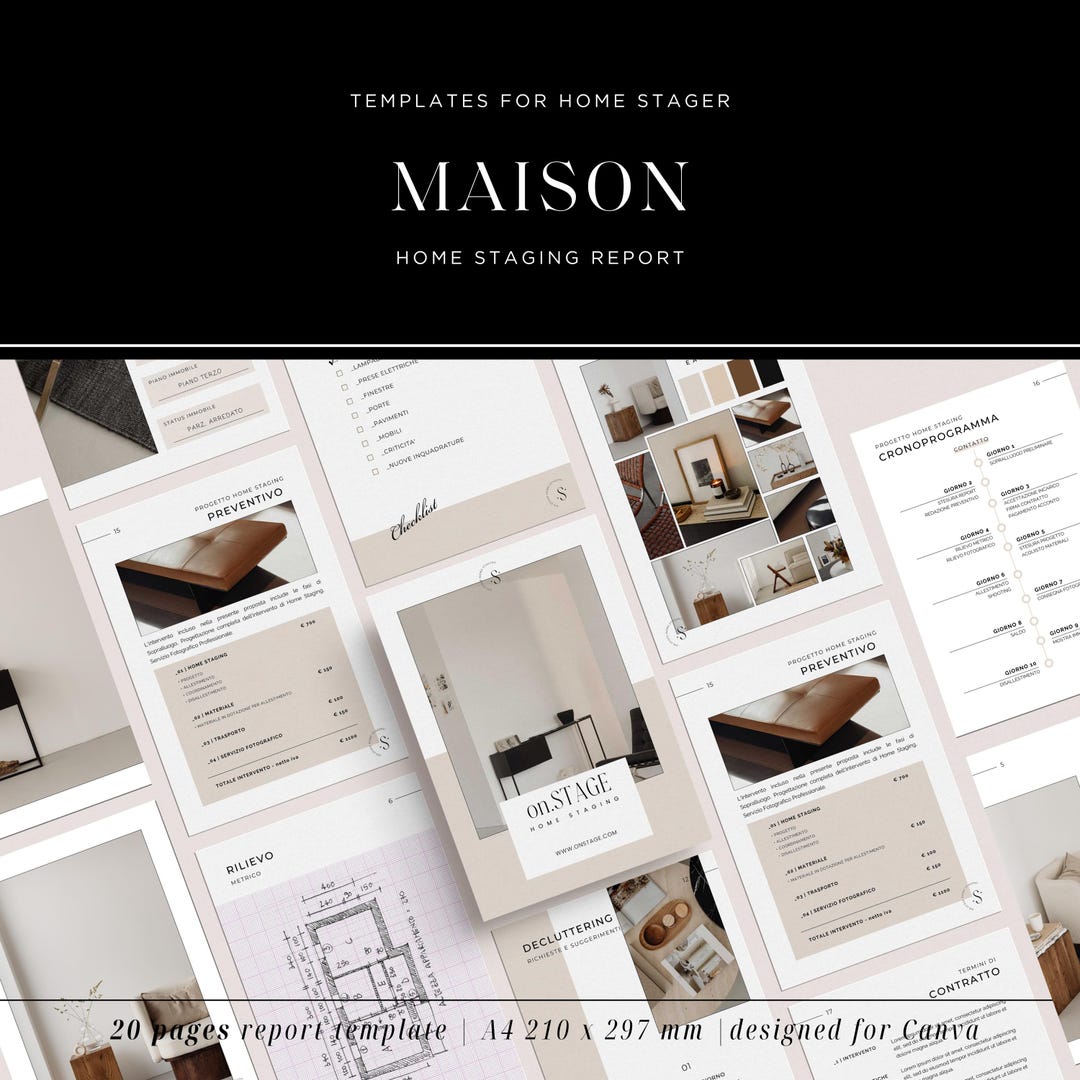 Home Staging ITA Report | Report Template | Home Staging Template Forms ...