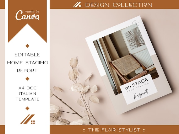 Home Staging ITA Report Report Template Home Staging | Etsy