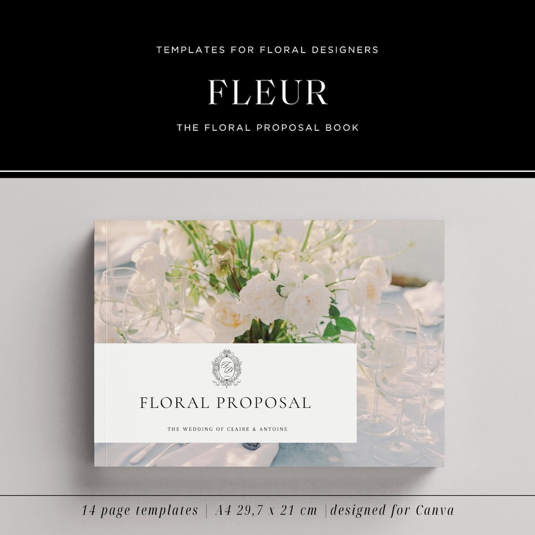 Refined Wedding Floral Design Proposal | Elegant Florist Presentation ...