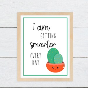 Growth Mindset Poster Set Printable, Classroom Decor Bundle, Positive ...