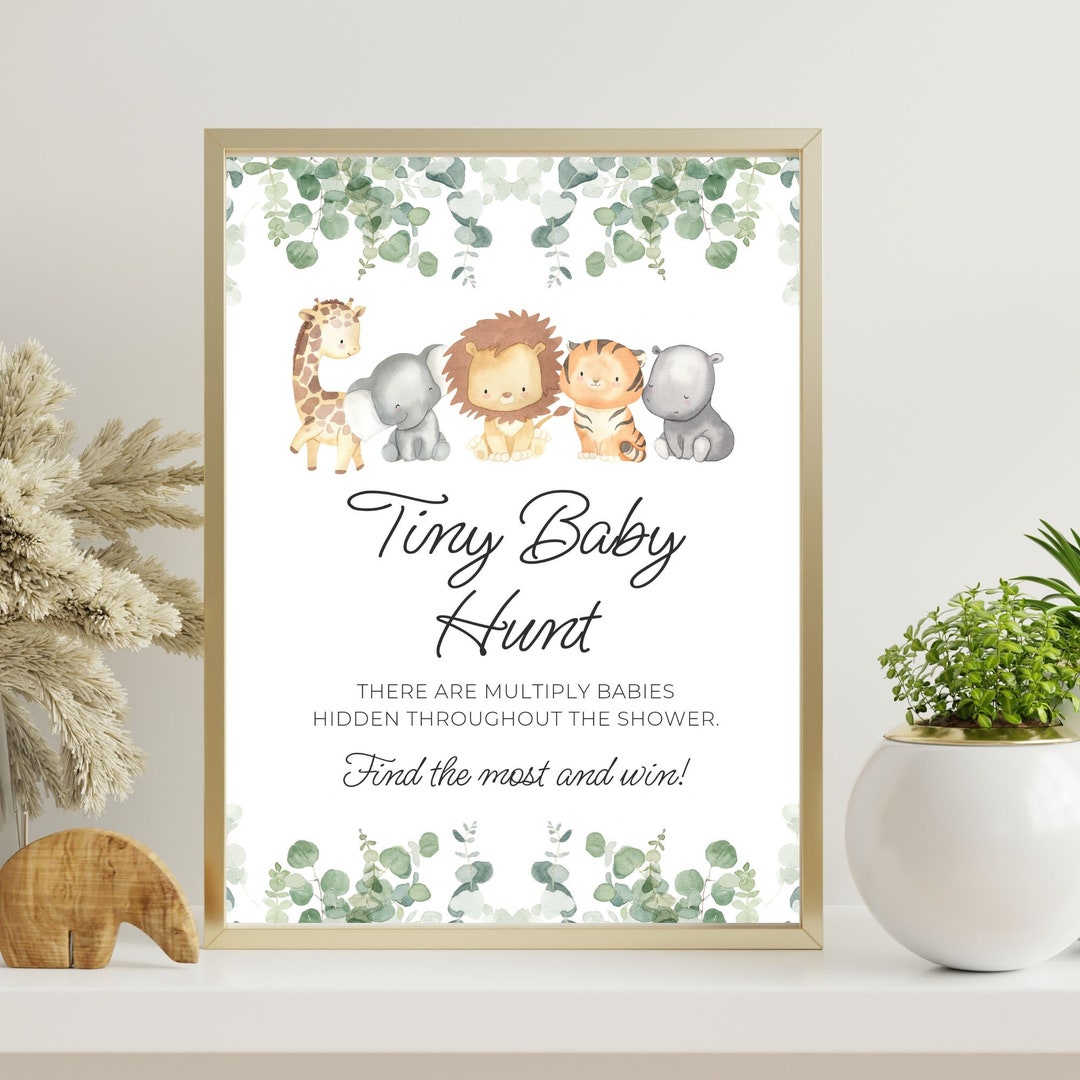 Safari Animal Tiny Baby Hunt Game, Jungle Animal Baby Hunt Game, Find ...