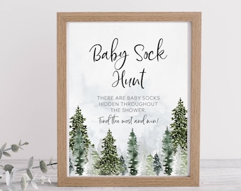 Baby Shower Sock Hunt Game - Etsy