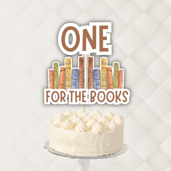 Book Cake Topper - Etsy Canada